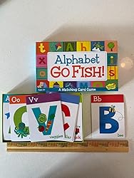 Amazon.com: Peaceable Kingdom Alphabet Go Fish Letter Matching Card ...