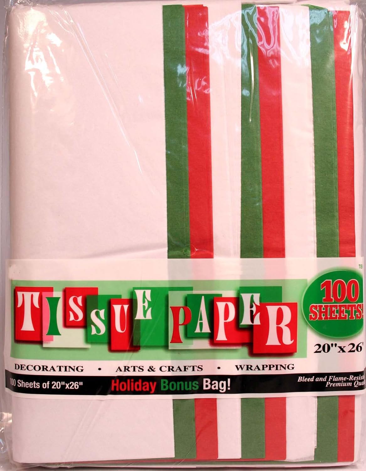 Amazon.com: Holiday Color Tissue Paper Bonus Pack, 20" x 26", Pack Of ...