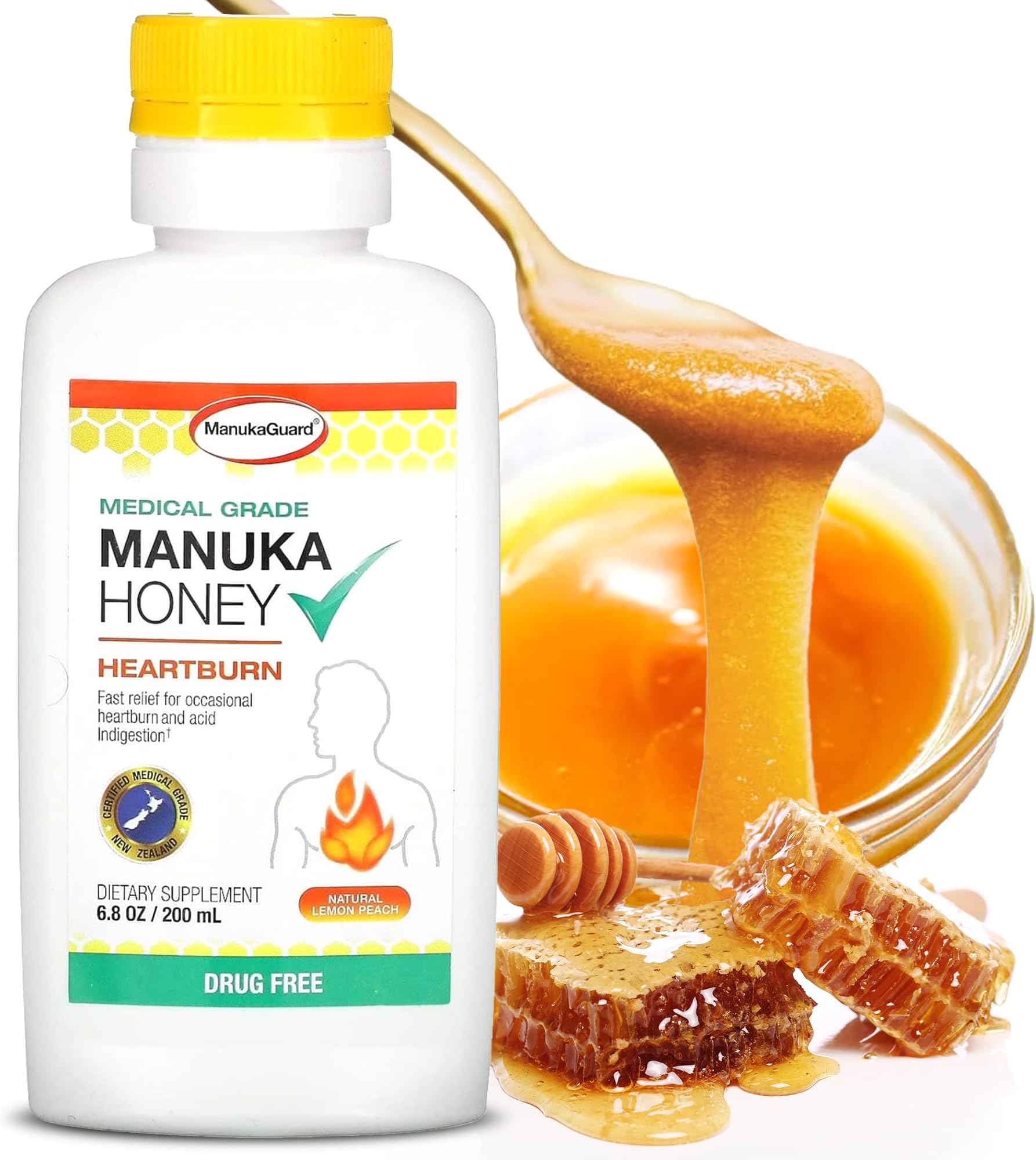 Amazon.com: ManukaGuard Heartburn Nutralizer, Medical Grade Manuka ...