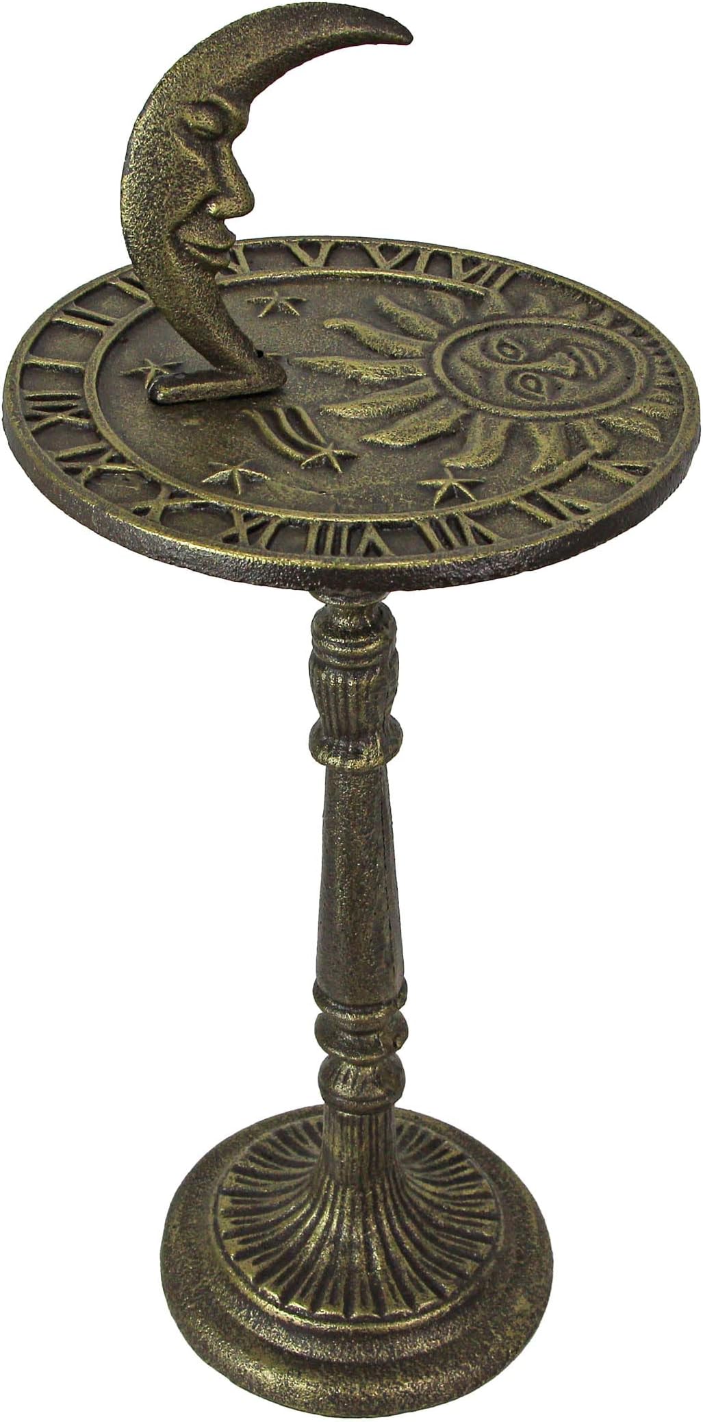 Amazon.com : Verdigris Finished Cast Iron Dragonfly Sundial with ...