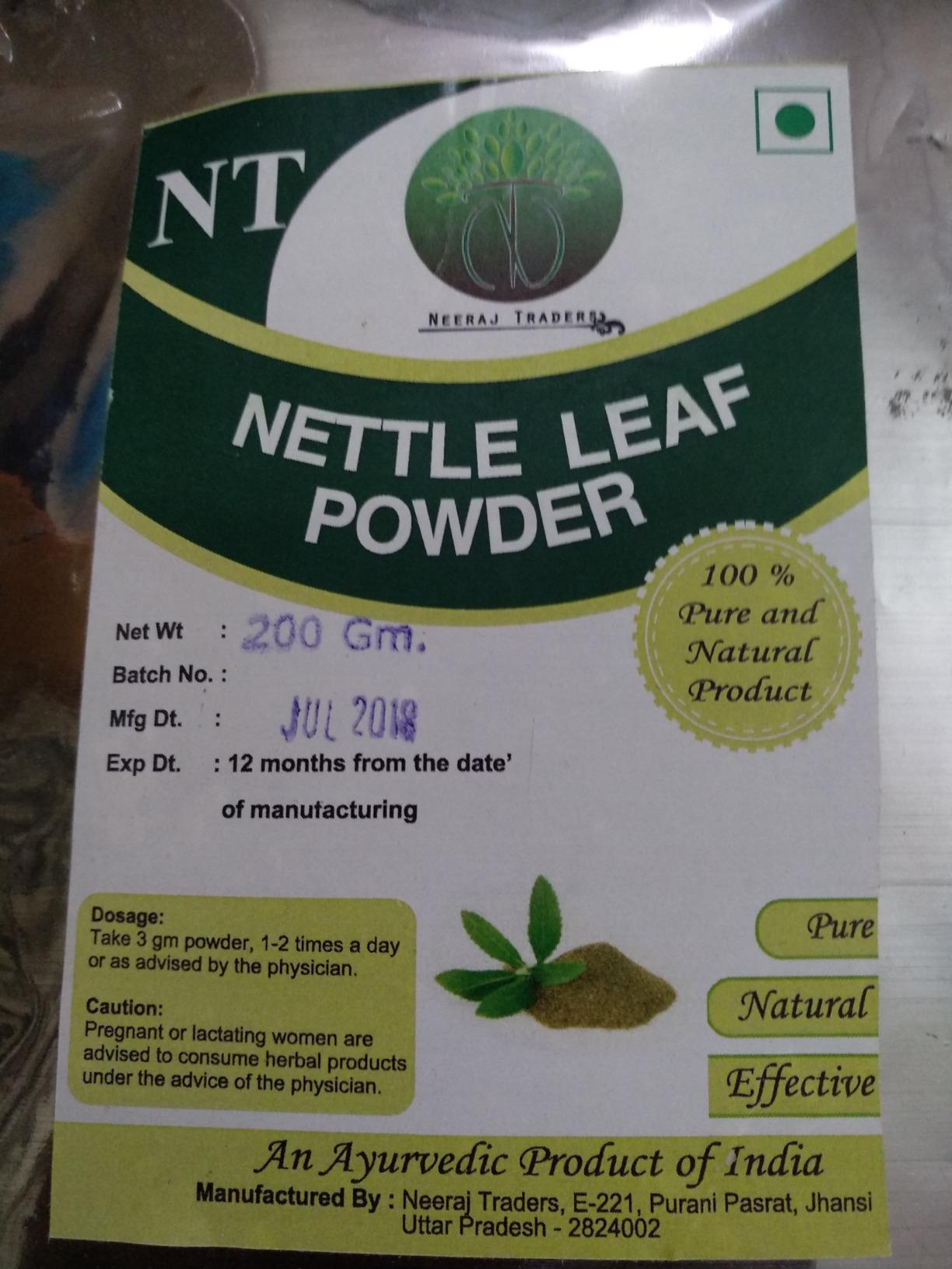 Buy NEERAJ - Nettle Leaf Powder - Nettle leaves - Urtica Dioica ...