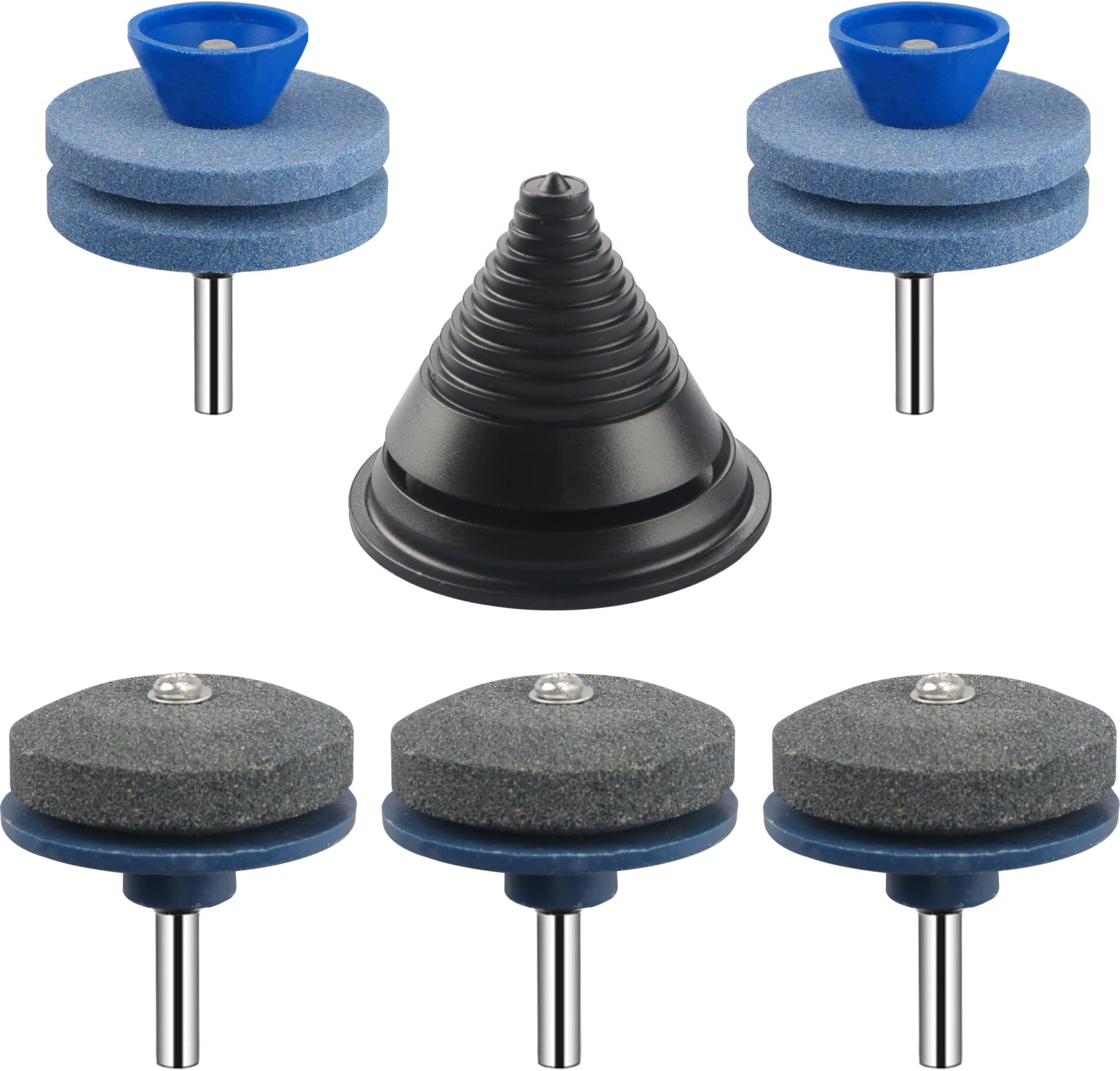 Amazon.com : TorSor 2 Pack Lawn Mower Blade Sharpener Single/Quad Layer ...