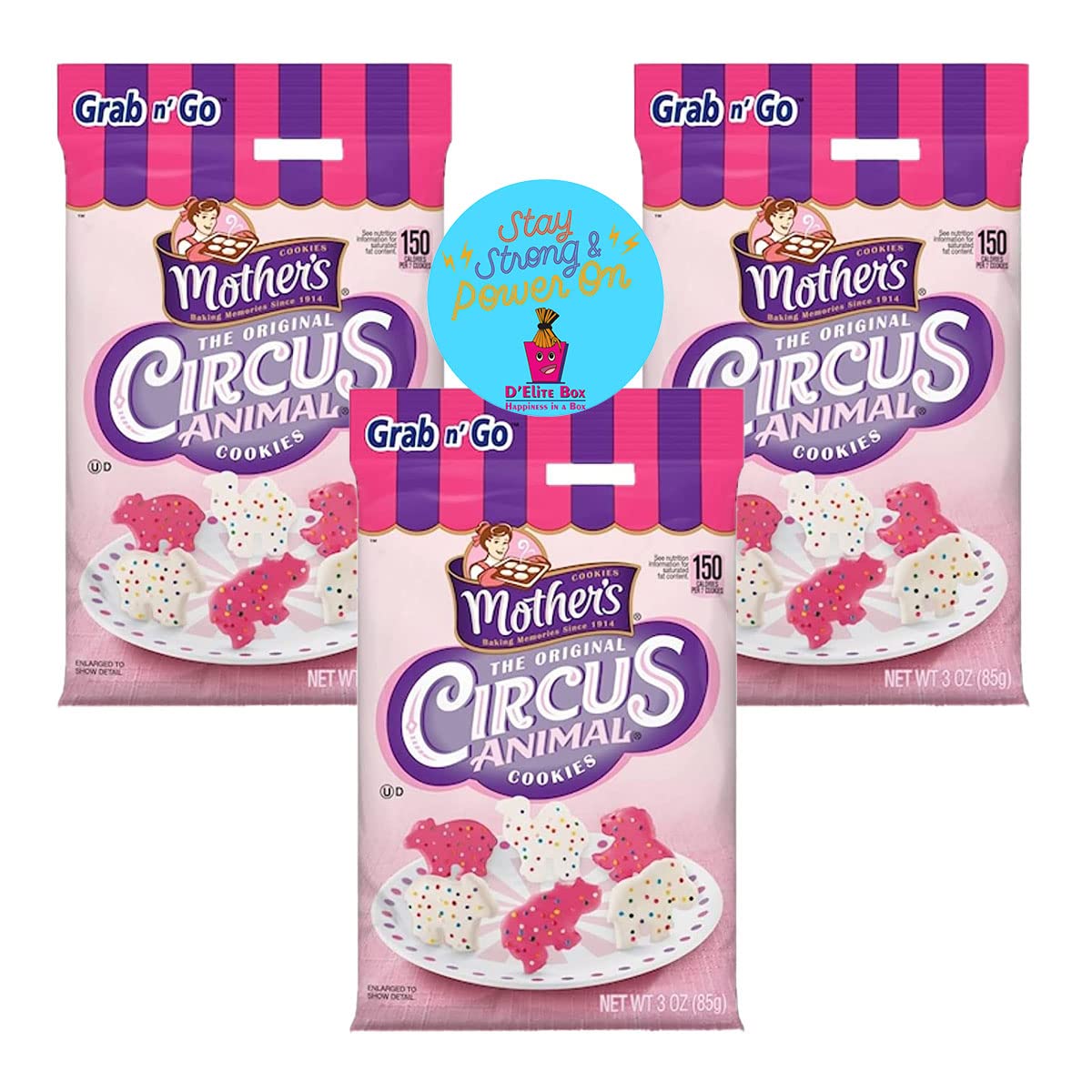 Amazon.com: D'Elite Box Frosted Animal Crackers by Mother's Circus ...