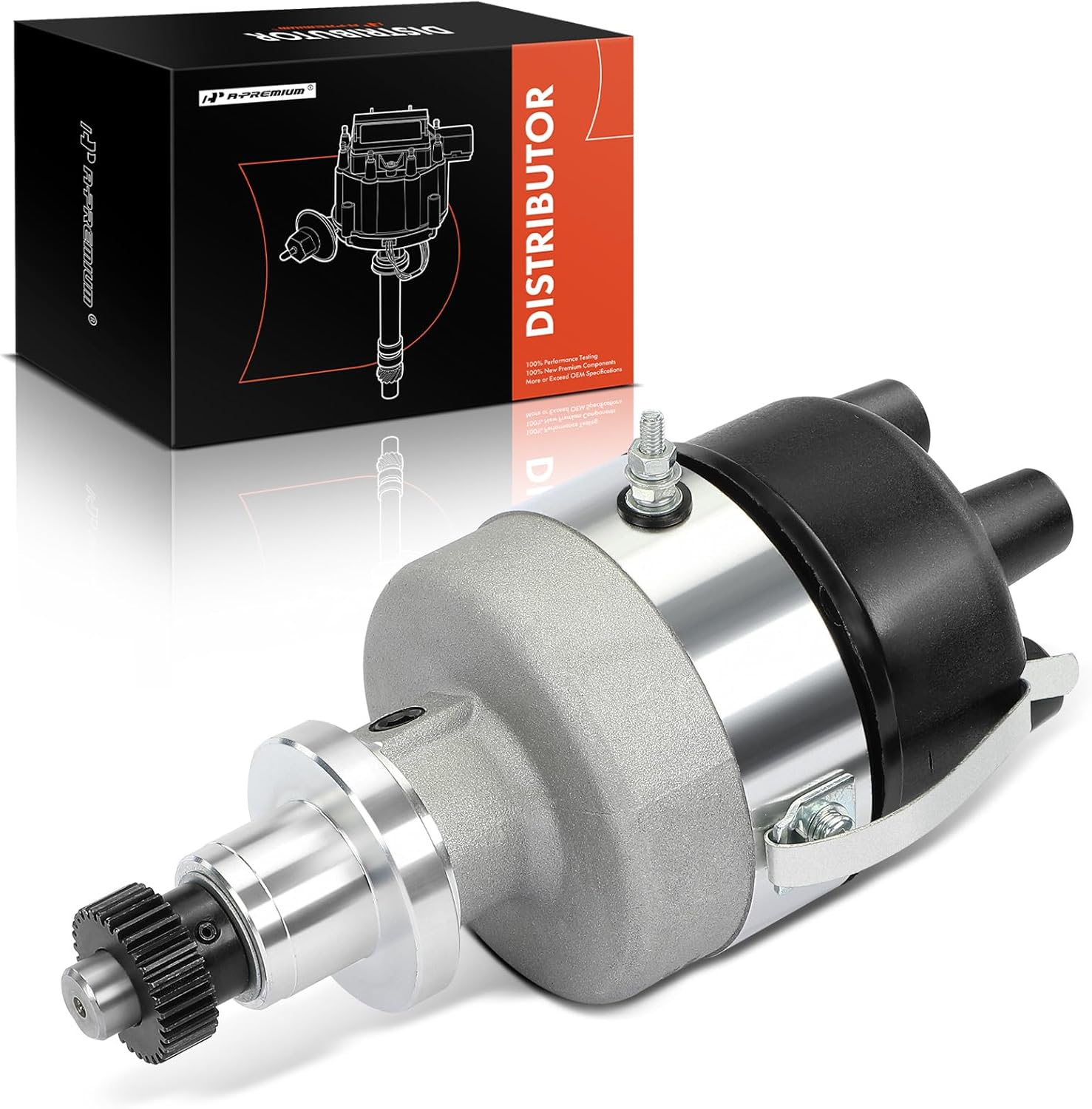 A-Premium Ignition Distributor with Cap and Rotor Compatible with ...