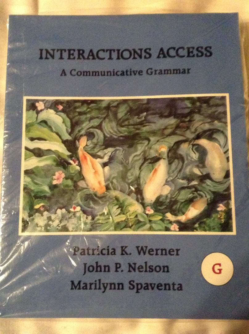 Amazon | A Communicative Grammar (Interactions Access) | Werner, Patricia, Nelson, John P ...