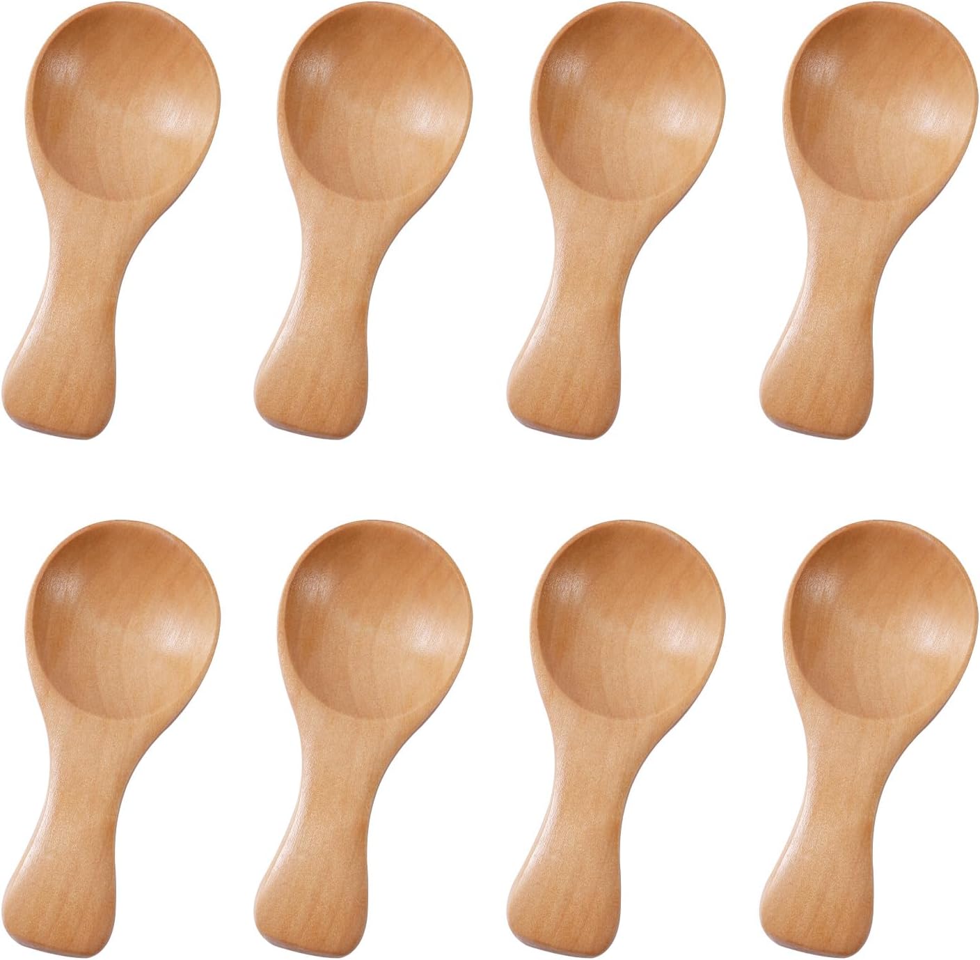 Amazon.com: 8pcs Small Wooden Spoons, Mini Condiment Spoons Tiny ...