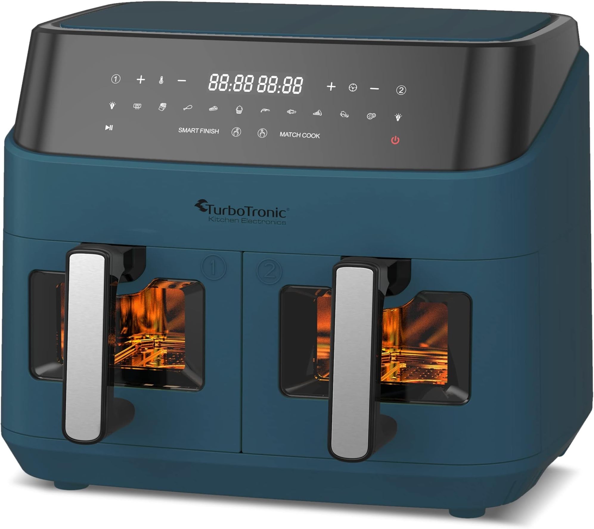 ProfiCook® Doppel-Heißluftfritteuse | 9 Liter | XXL Heißluftfritteuse ...