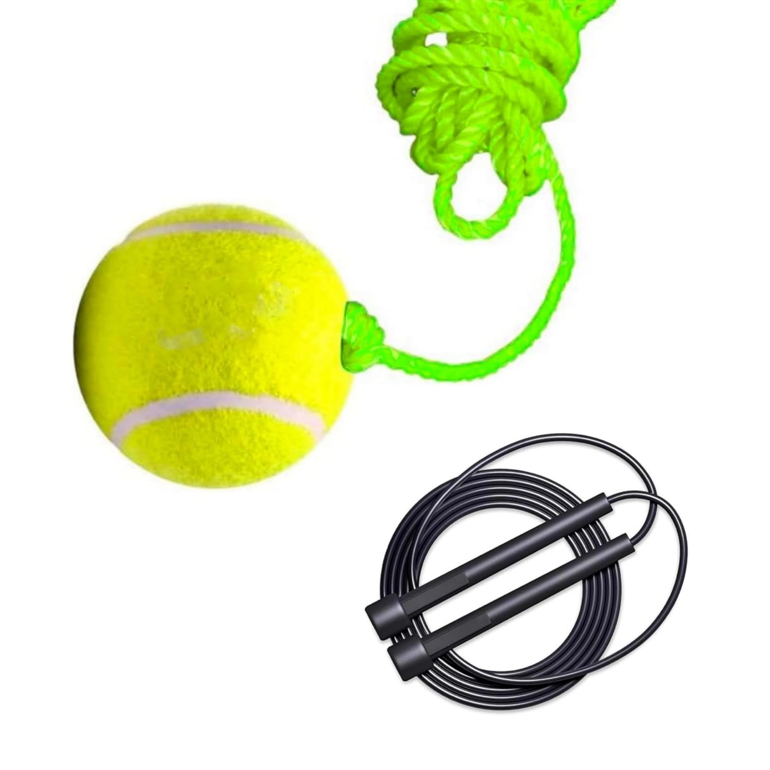 Cricket Hanging Tennis Ball + (1 Pencil Skipping Rope Free), Hanging ...