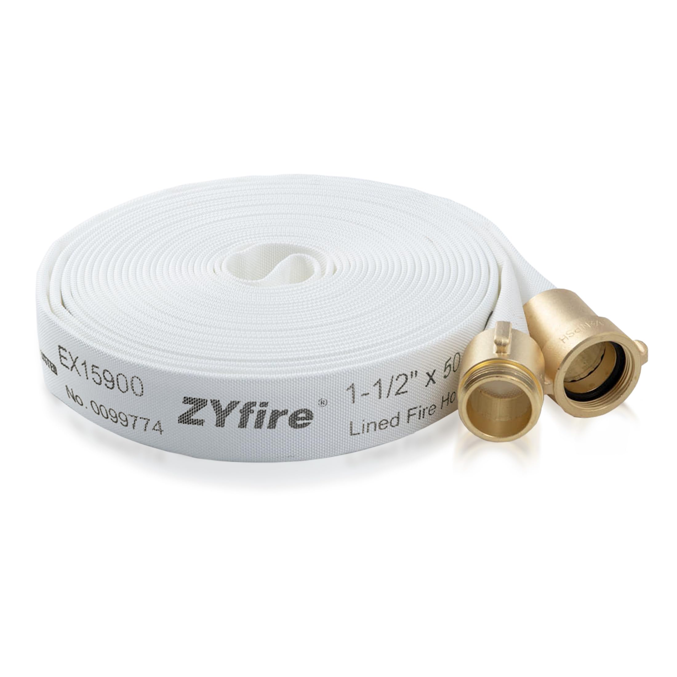 Amazon.com: ZYfire Fire Hose - 1-1/2" ID x 50 FT Single Jacket TPU Fire ...