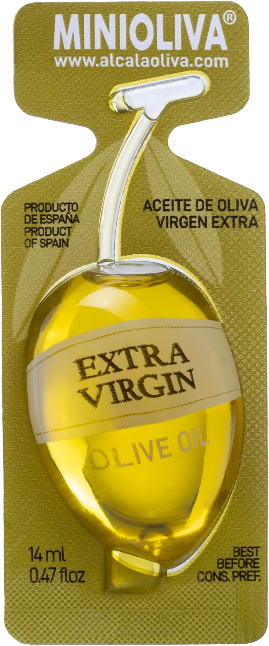 Amazon.com : Mini Oliva - Extra Virgin Olive Oil Single Serve - 0.47 fl ...