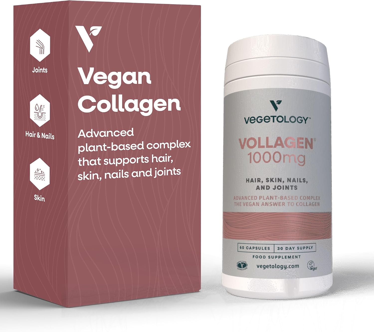 Amazon.com: VEGETOLOGY Vollagen Plant Based Complex – Plant Based ...