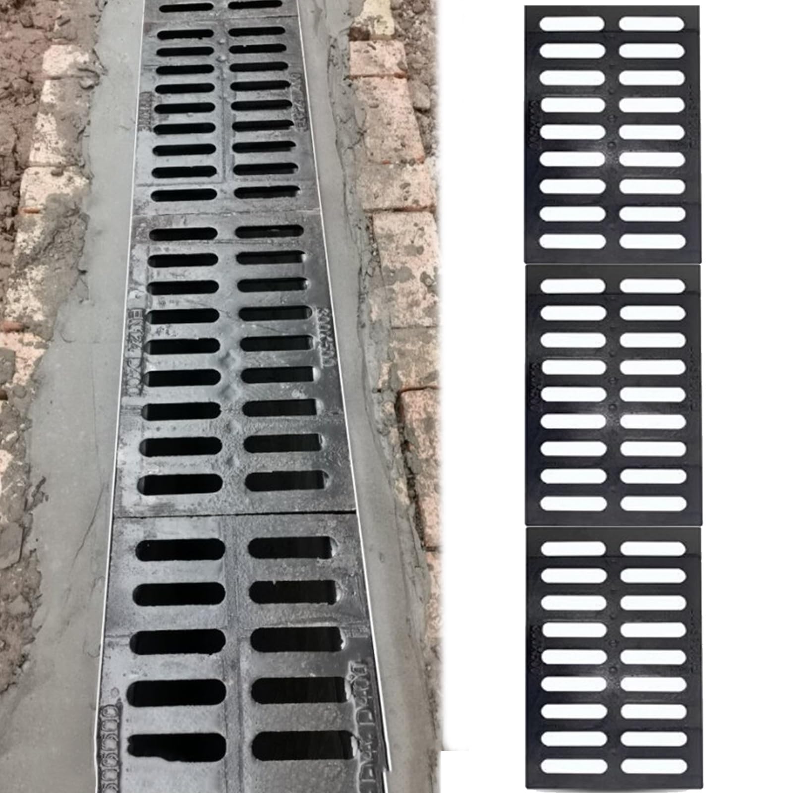 Landscape Drainage Grates Cast Iron Drain Grates Concrete Boxes