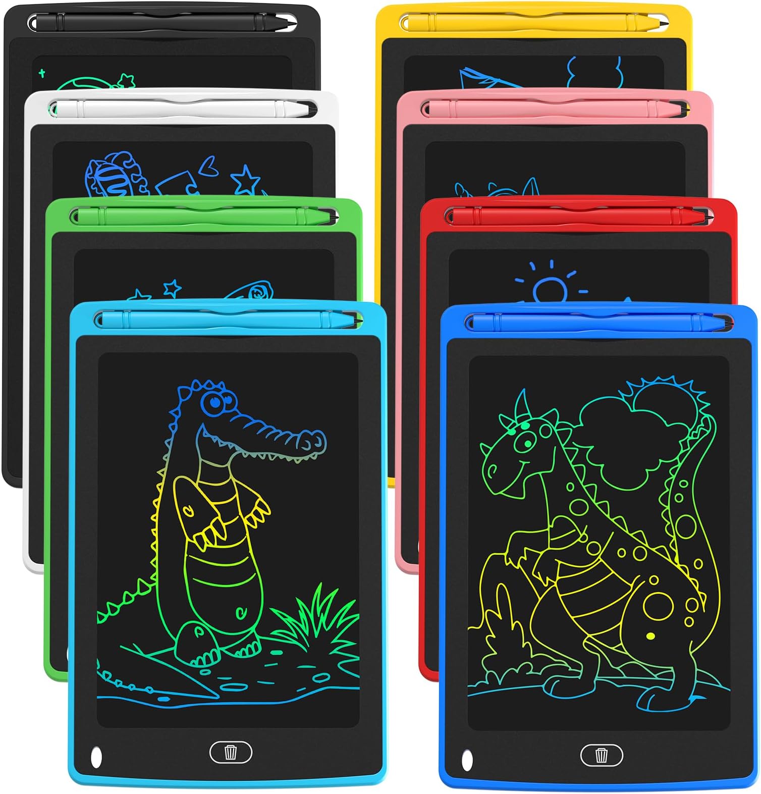 Amazon.com: TQU LCD Writing Tablet for Kids, 8.5 Inch Colorful Doodle ...