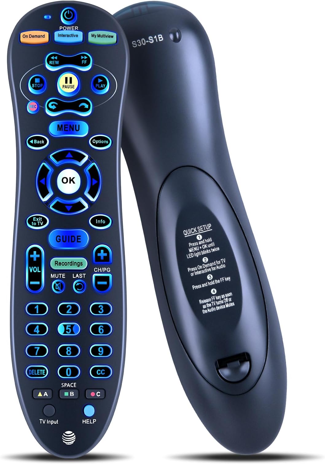 Amazon.com: New Remote Control Replacedment Compatible for AT&T U-Verse ...