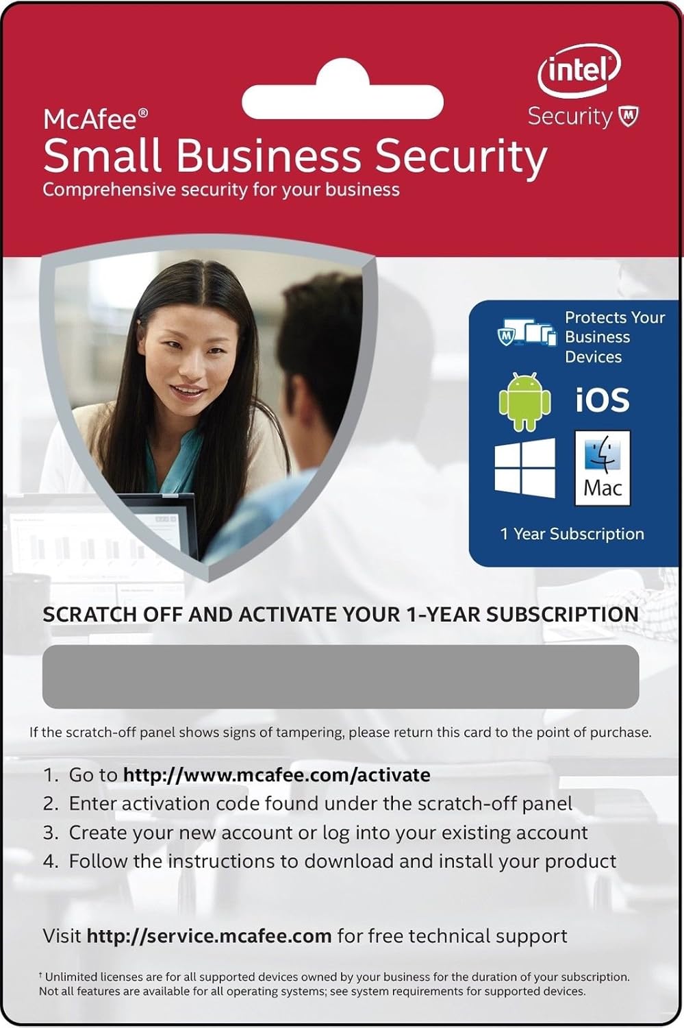 Amazon.com: Mcafee Small Business Security 1-Year BKCMSSB1YRENG ...