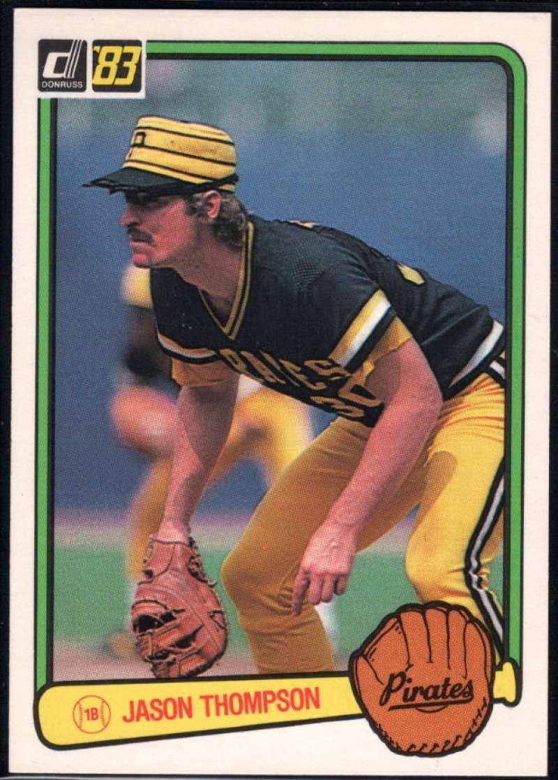 Amazon.com: 1983 Donruss Baseball #95 Jason Thompson Pittsburgh Pirates ...