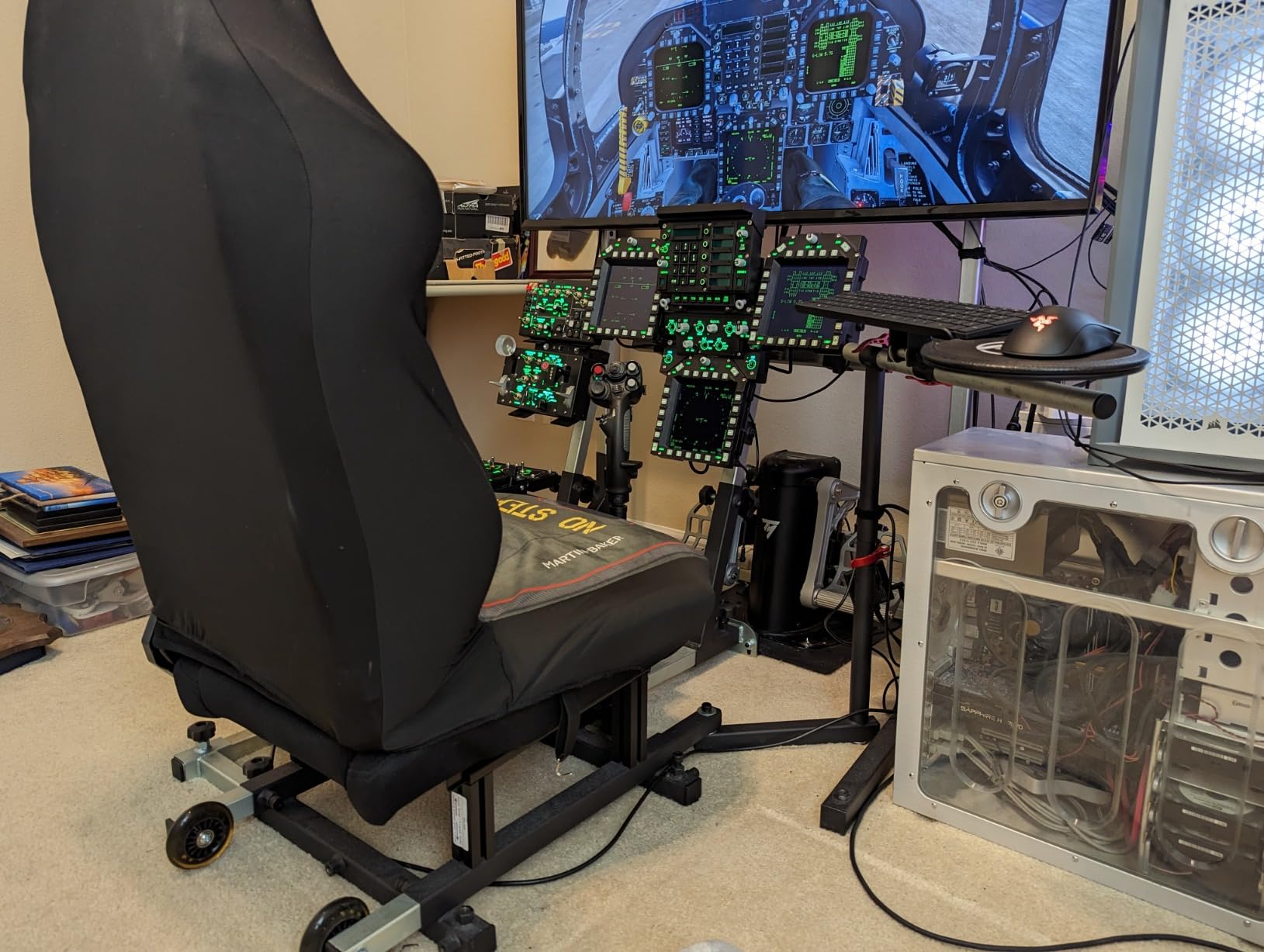 $18/mo - Finance SimFab Modular Flight Simulator Pit For Combat ...