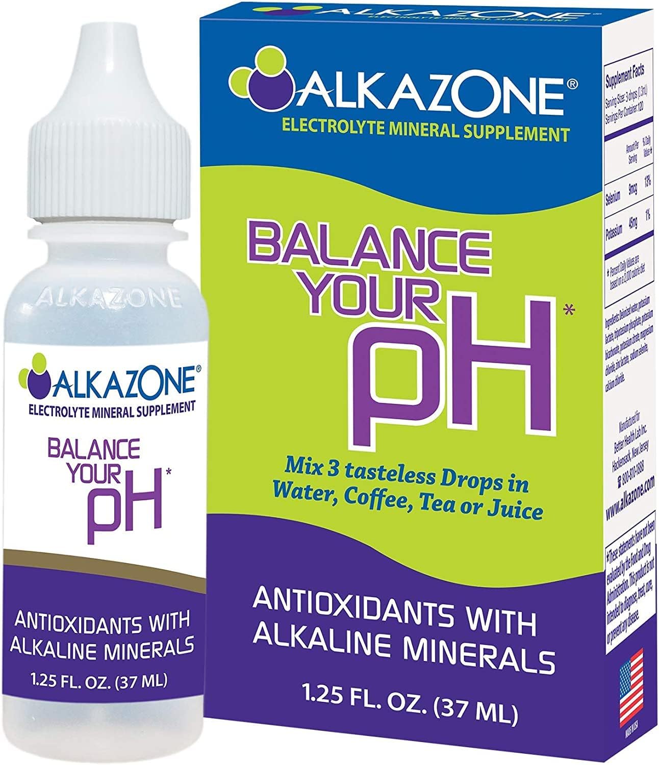Amazon.com: Alkazone Make Your Own Alkaline Water, Clear, 1.25 Fl Oz