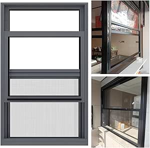 34x34 Household Window Replacement with Screen & Tempered Glass ...