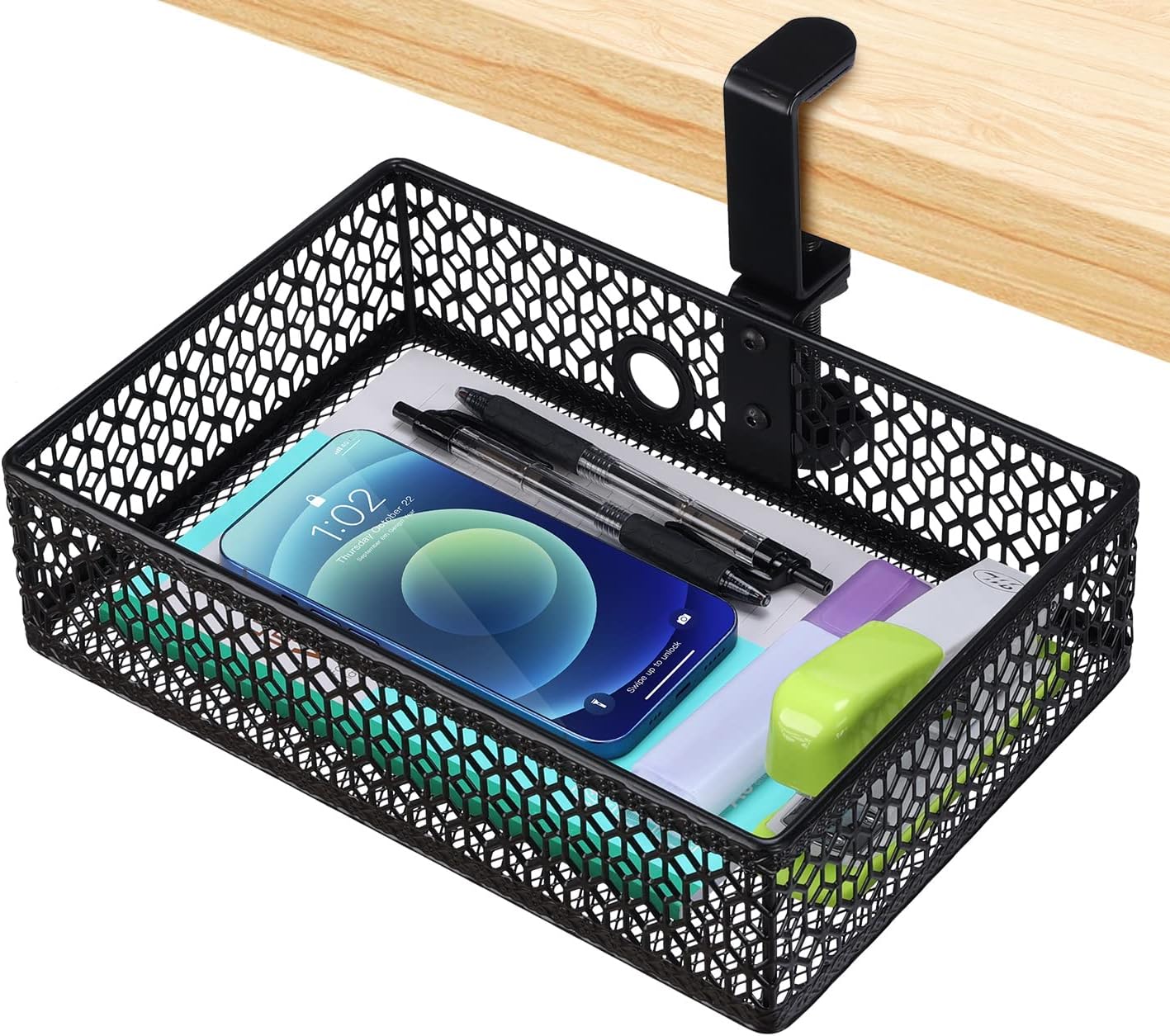 Amazon.com: ROSYLINE Drawer Under Desk Storage Organizer, Clamp on Desk ...
