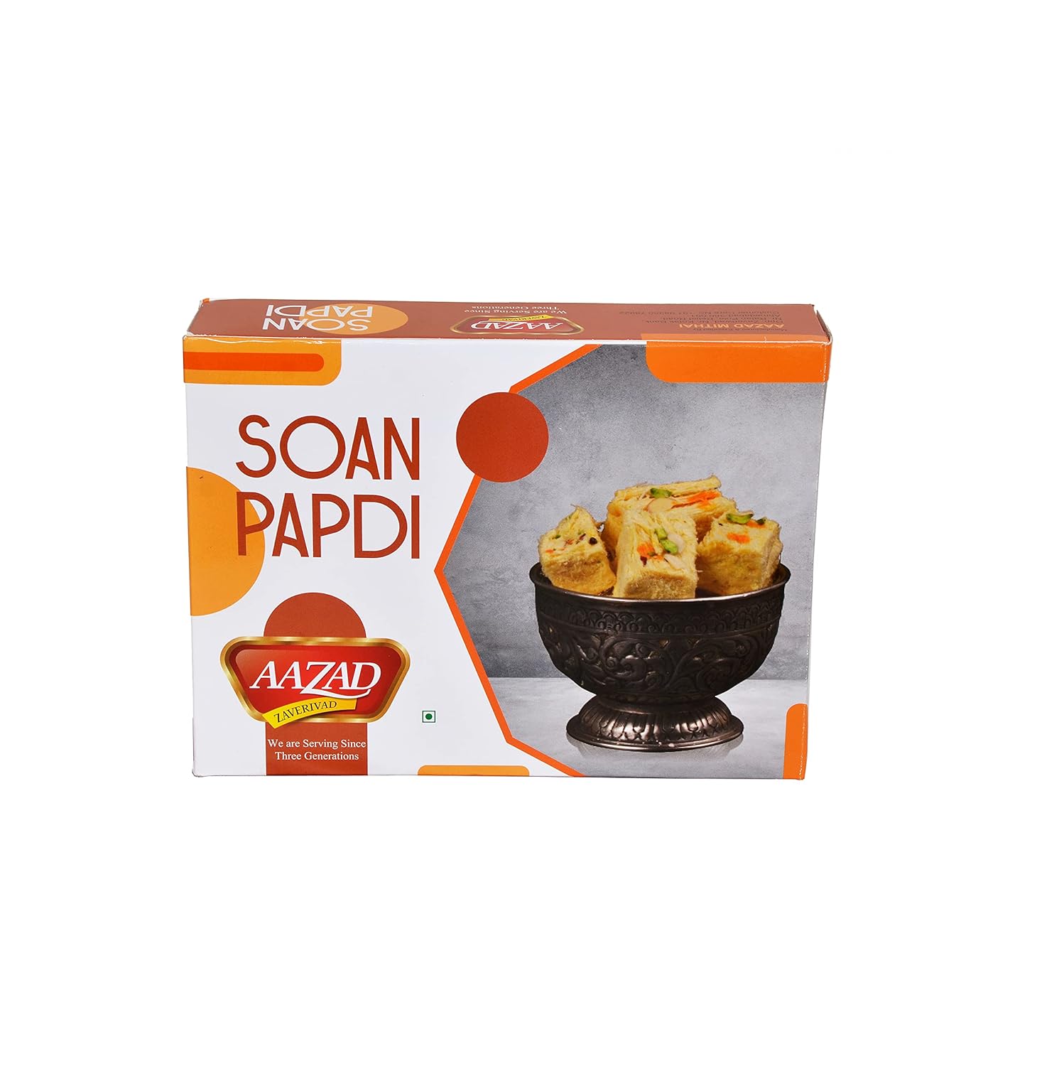 Aazad - Zavervad Soan Papdi – 250g / Son Papadee/ Son Papari / Made ...