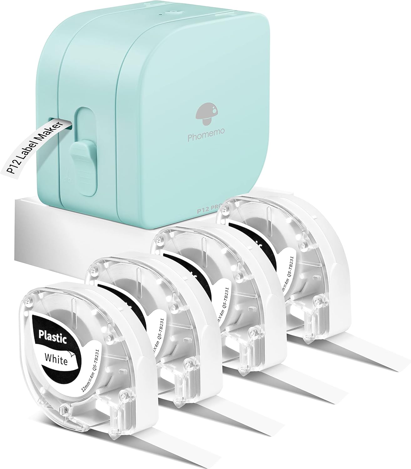 Amazon.com : Phomemo Label Maker Machine with Tape, P12 PRO Wireless ...