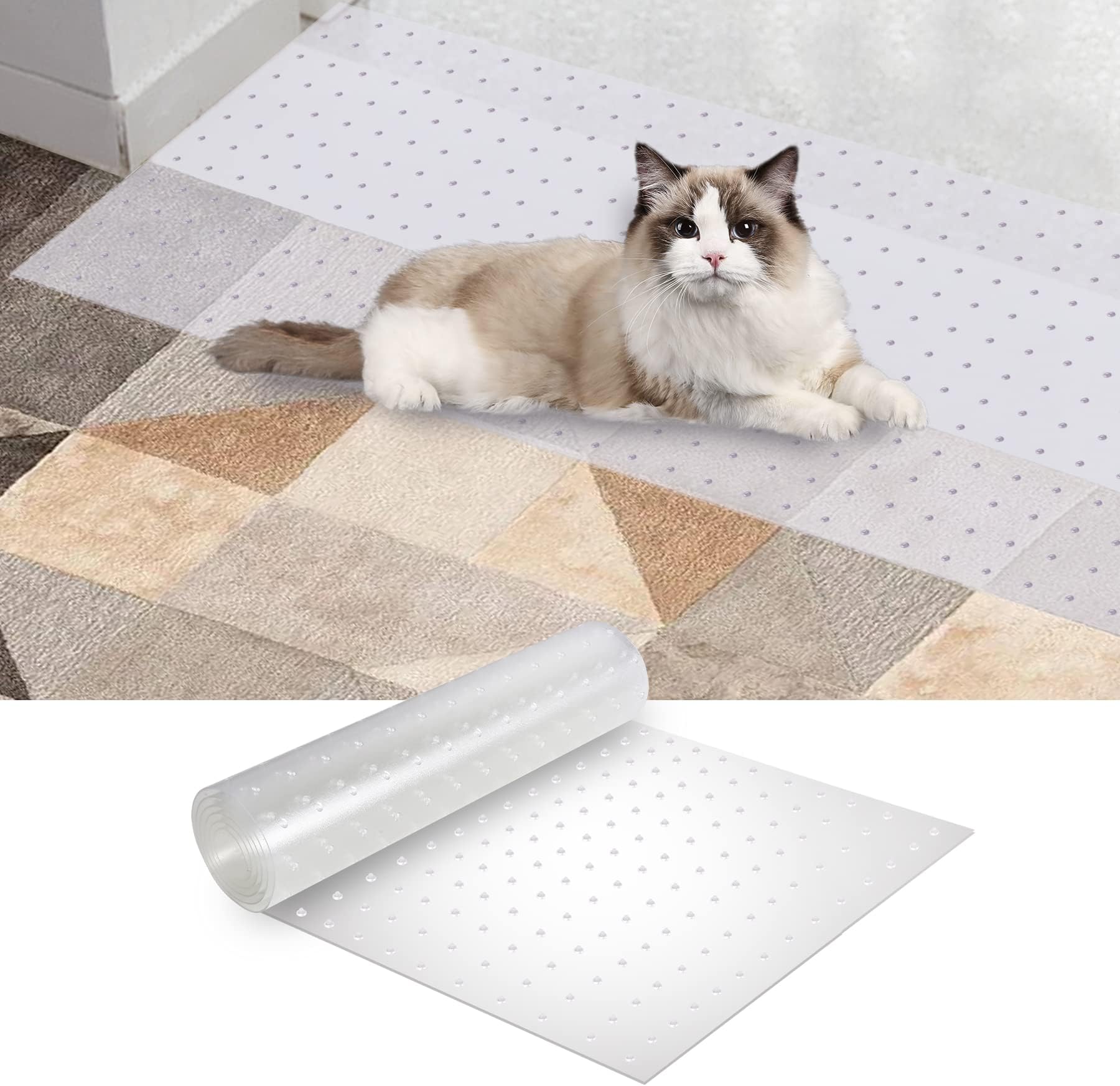 Amazon.com: 8.2Ft Cat Carpet Protector, Non-Slip Carpet Protector for ...