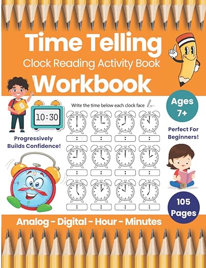 How To Tell Time Activity Book - How To Tell Time Activity Book ...