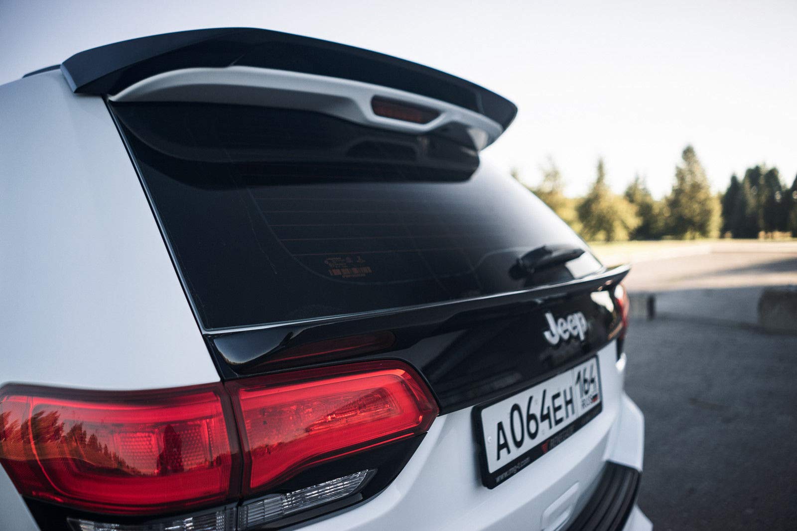 Top and Mid Spoilers for Jeep Grand Cherokee SRT Laredo Trackhawk 2013 ...