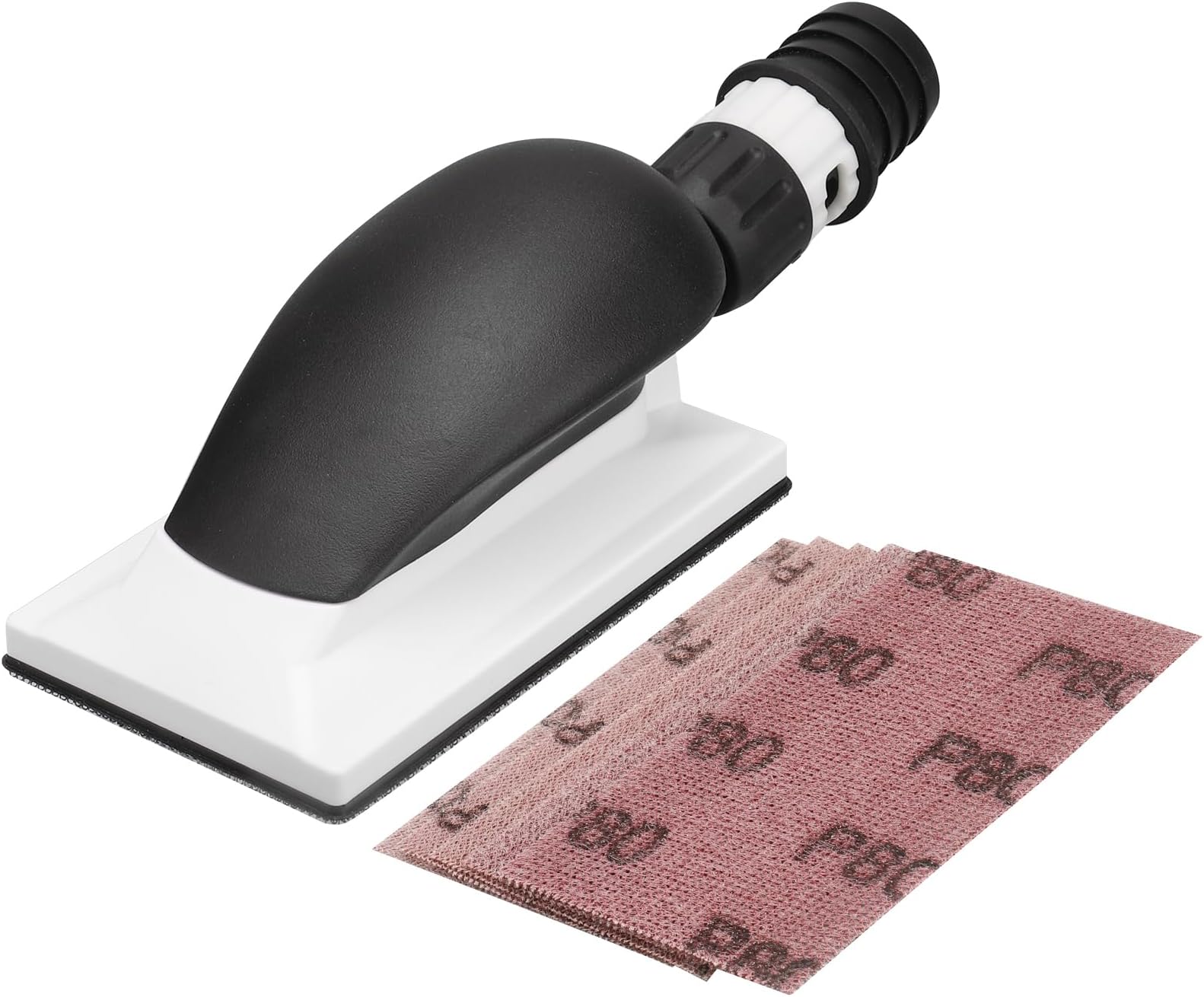 Sharplace Sanding Block, Vacuum Hand Sander Sponge Pad Dust for Wood ...