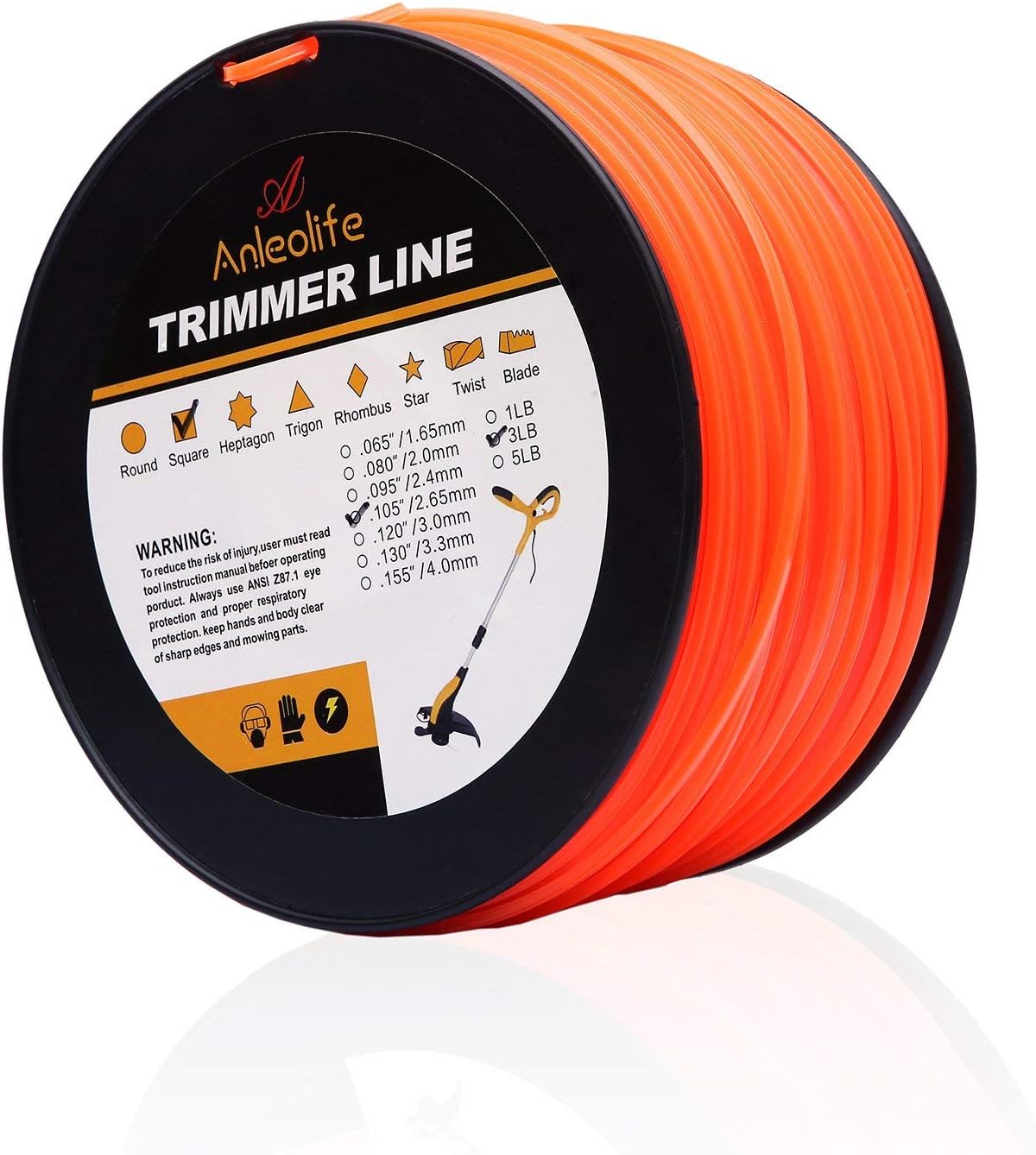 Amazon.com : Echo Black Diamond Trimmer Line - 3 Lb Spool - .105 in ...