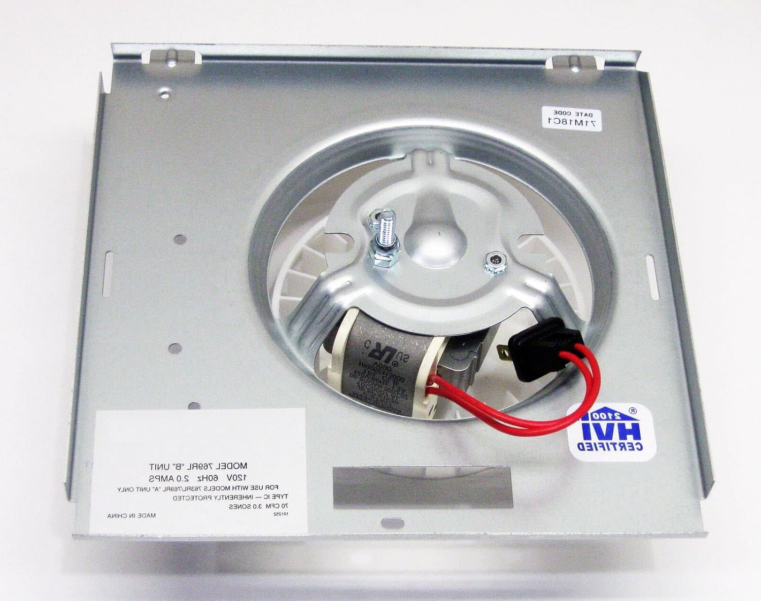 S0504B000 for Broan NuTone Bathroom Fan Motor Assembly 769RL VF707RCN ...