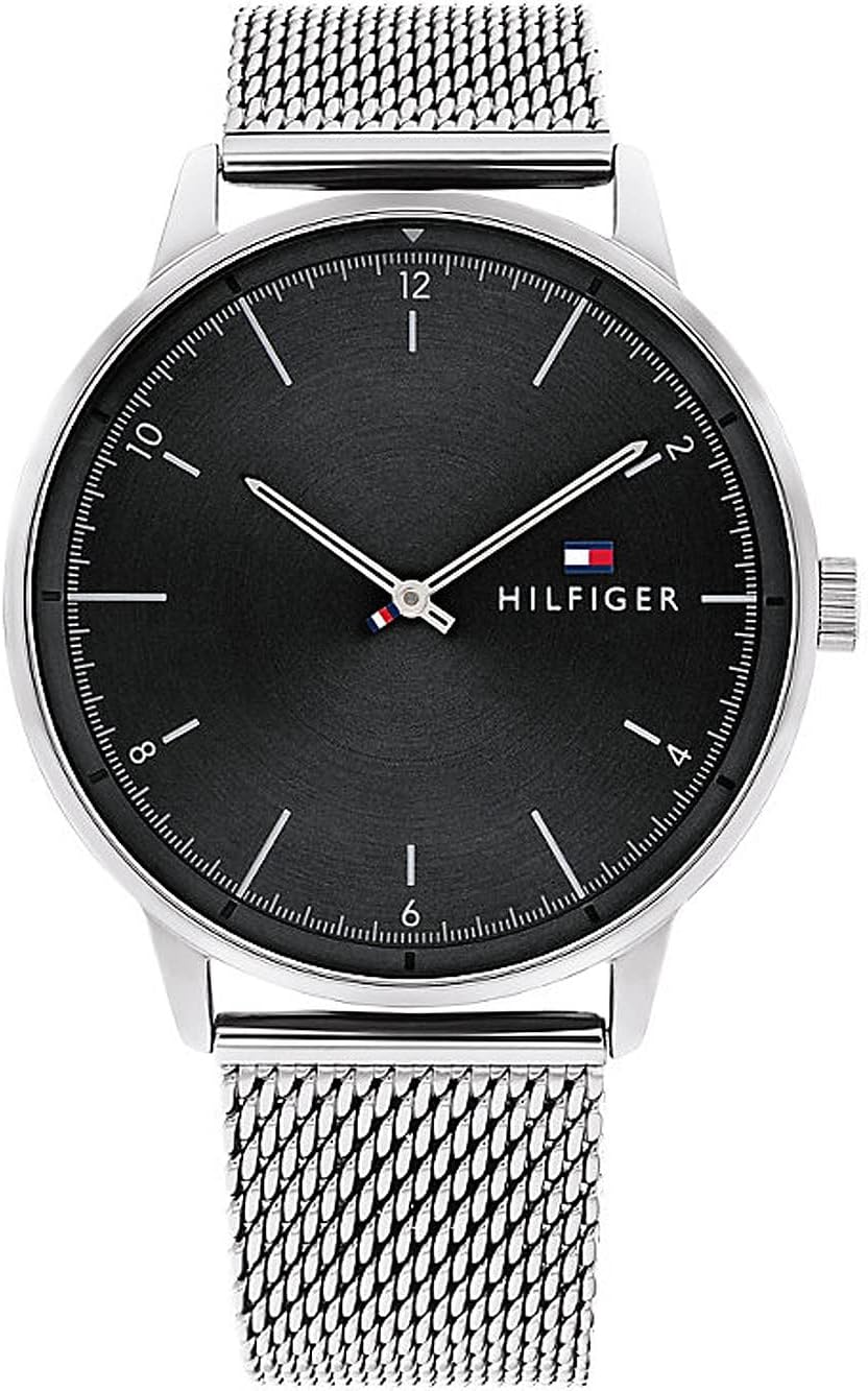 Tommy Hilfiger Men's Navy Dial Stainless Steel Watch - 1791581 : Buy ...