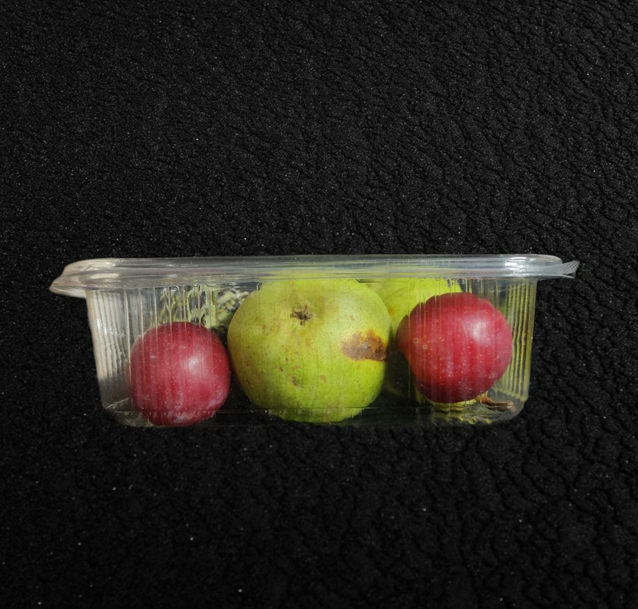 Oracle polyplast hinged container with attached lid 1000ml (500 ...