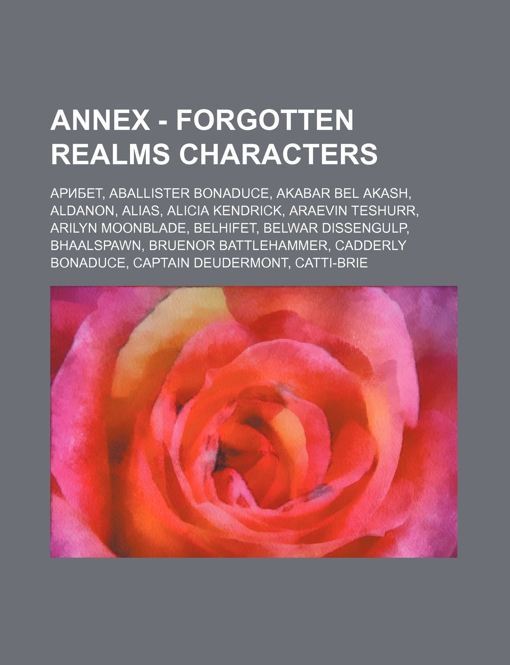 Amazon.co.jp: Annex - Forgotten Realms Characters: , Aballister ...