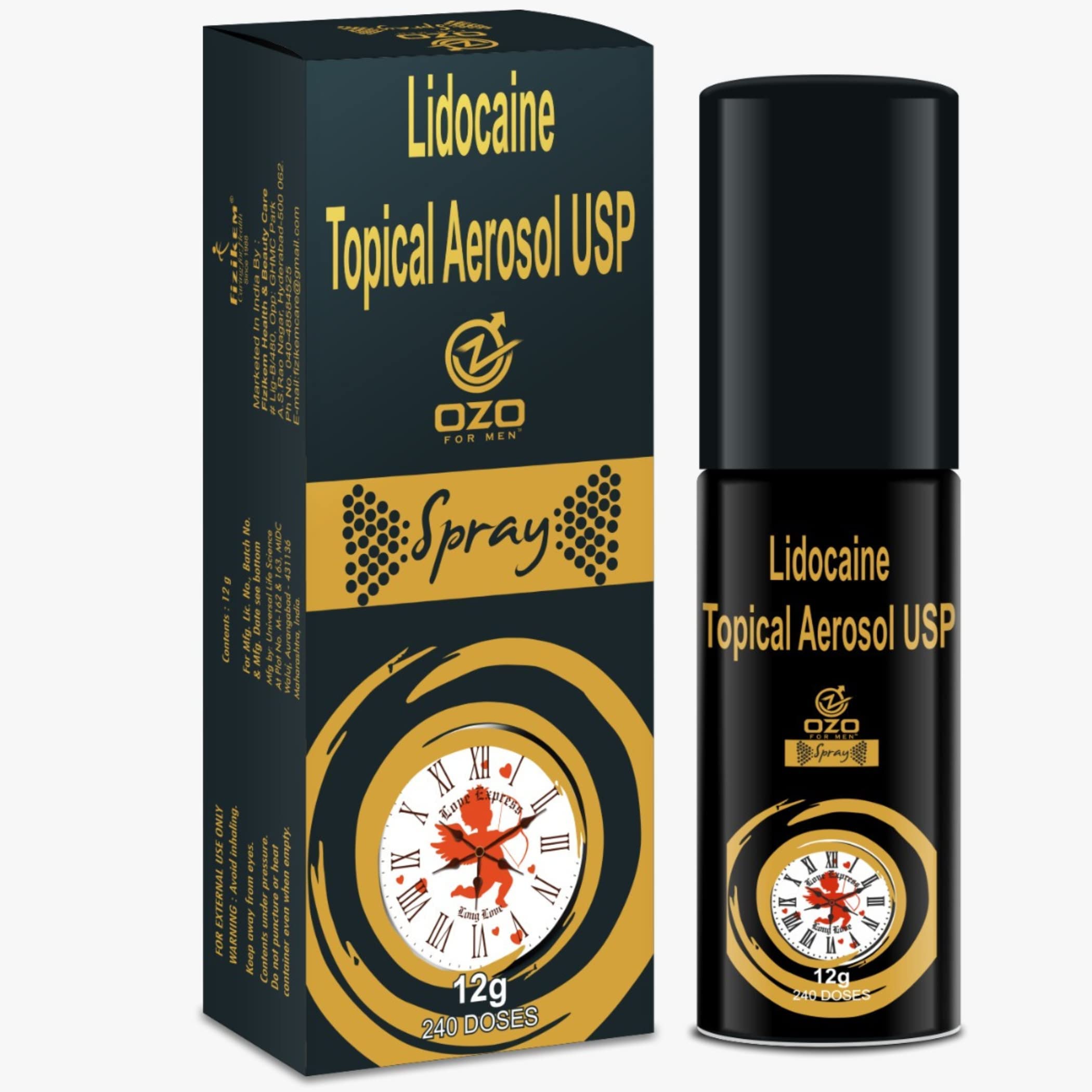 Ozo For Men Topical Aerosol Spray Topical Spray For Men | Desertcart INDIA