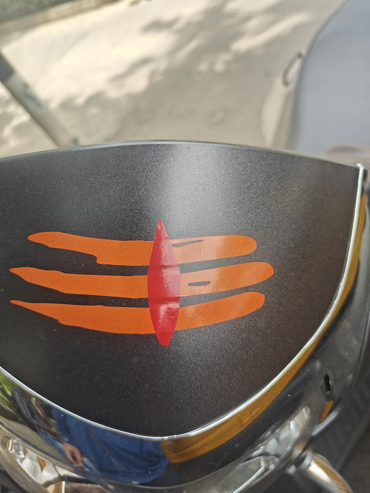 KaaHego Vinyl Mahadev Bike Sticker