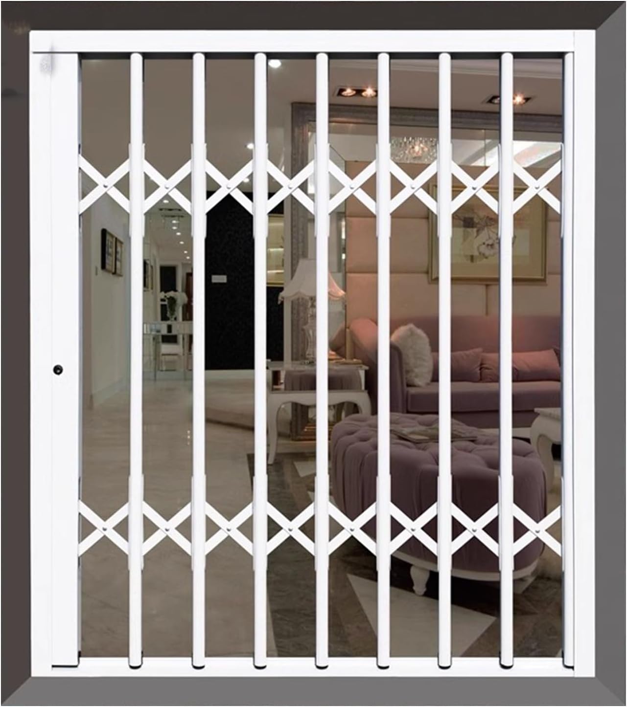 Amazon.com: XILYZMO Outdoor Safety Window Guard, Retractable Self ...