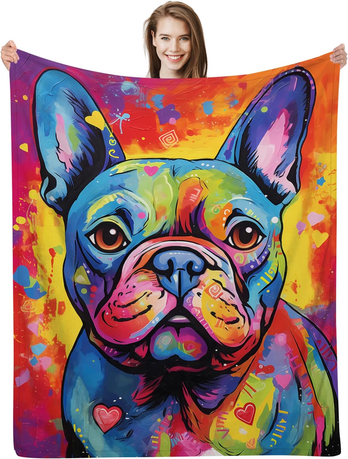 Amazon.com: Huglanket French Bulldog Gifts, Frenchie Gifts for Women ...