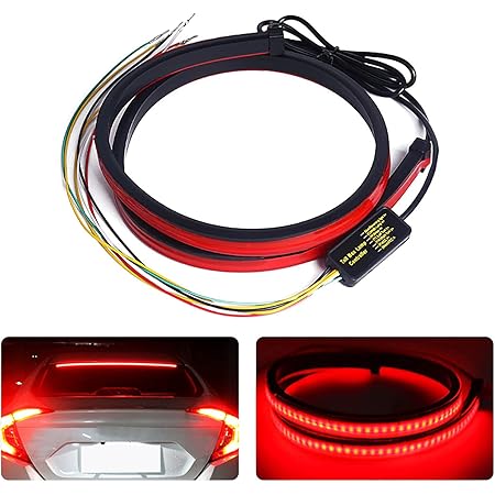 Amazon.com: Ceyes LED Third Brake Light Strip Flexible Rear Window ...