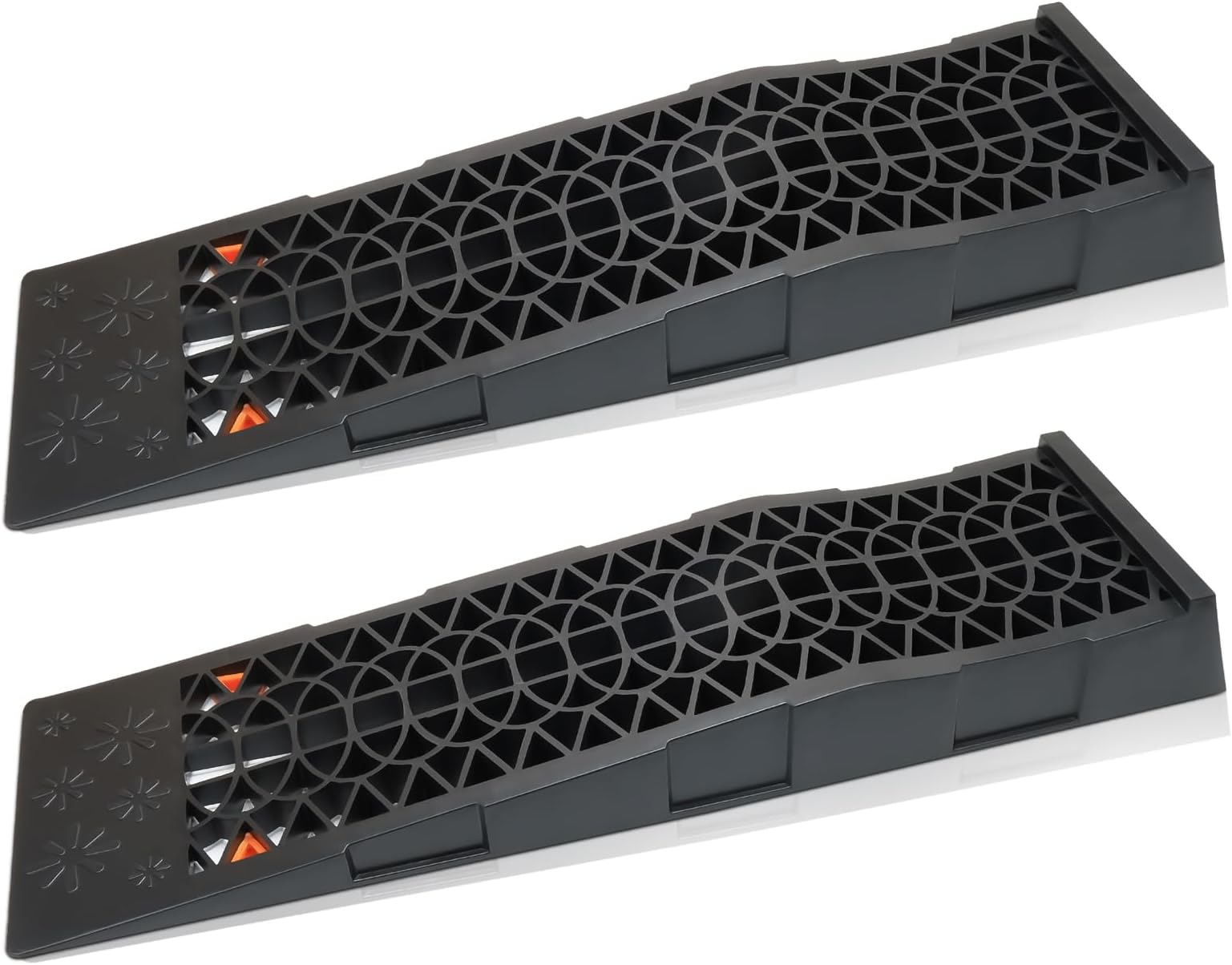 Amazon.com: Low Profile Car Ramps – 2 Pack Heavy Duty Plastic Service ...