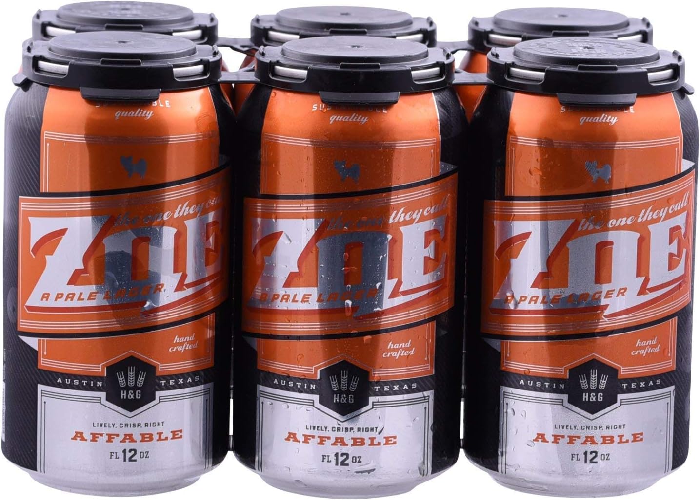 Amazon.com: Hops And Grain, Zoe Pale Lager, 6pk, 12 Fl Oz : Grocery ...