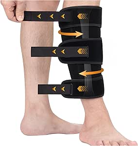 Amazon.com: Hiball Adjustable Calf Brace for Men Women, Lower Leg ...