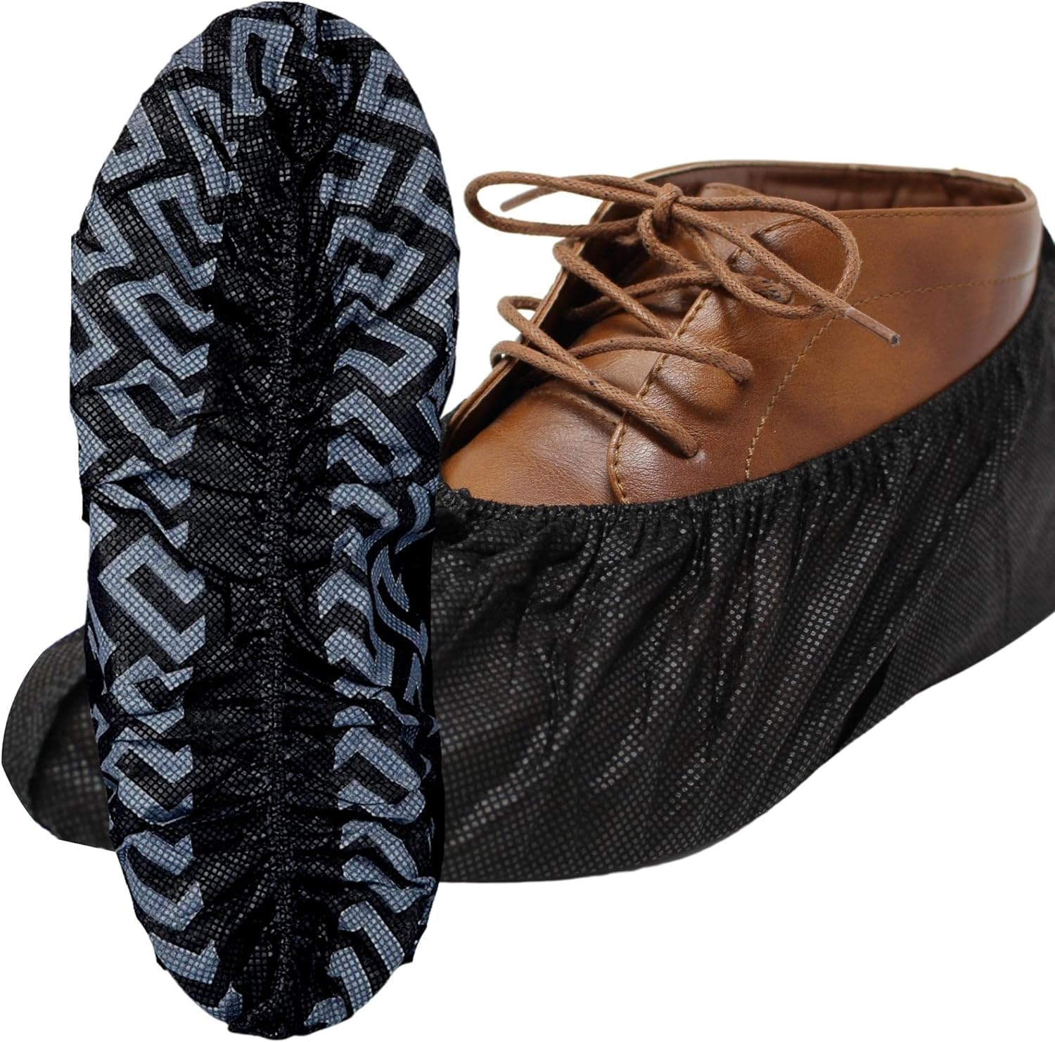 EZ Shoe Covers Disposable Non-Slip, 100Pcs/Pack(50 Pairs) Disposable ...