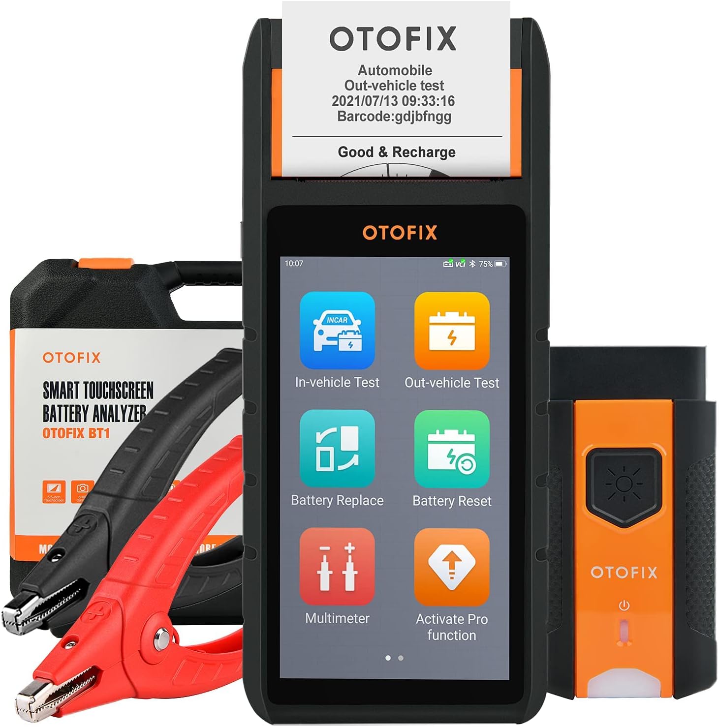 Amazon.com: FOXWELL NT301 Plus +BT705 OBD2 Scanner Battery Tester Code ...