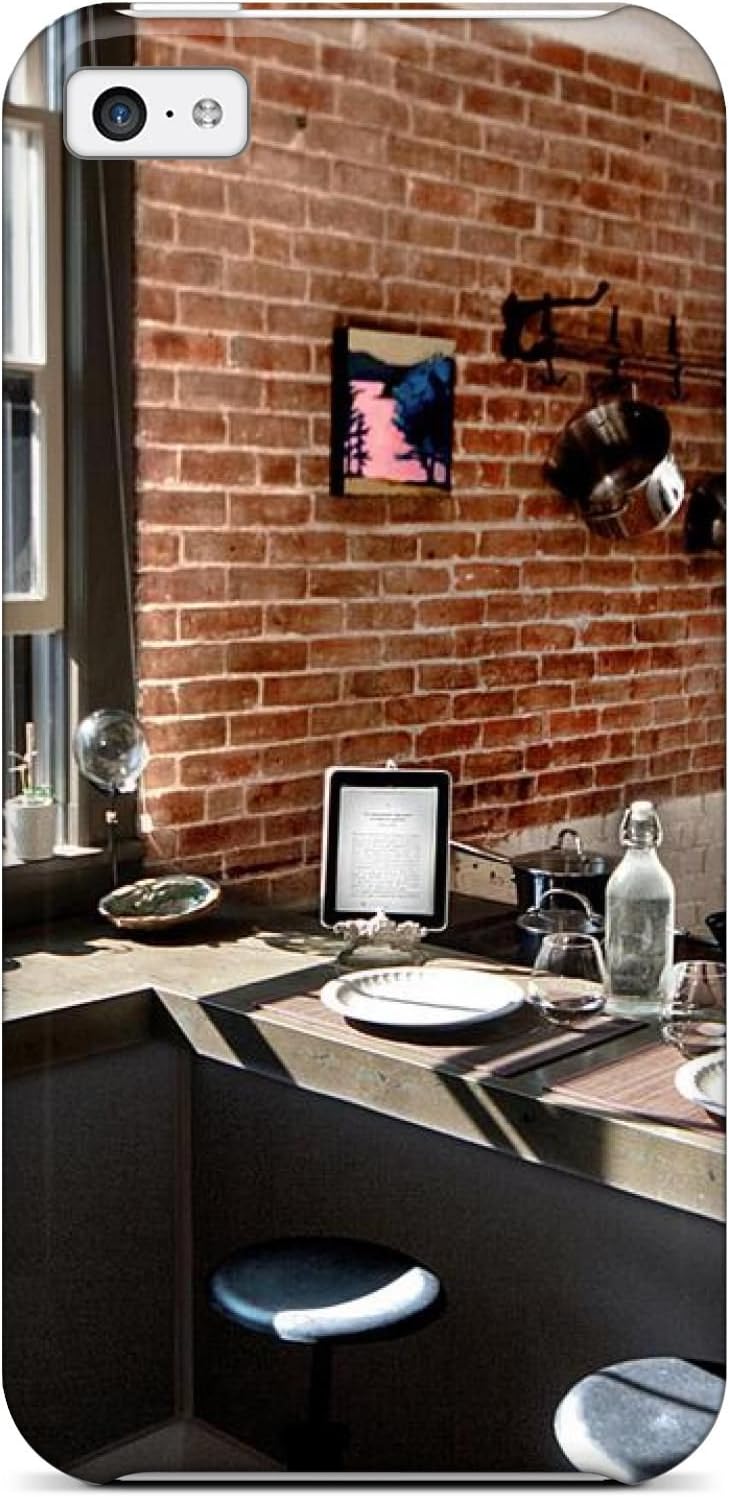 Amazon.com: Hot New Rustic Industrial Kitchen With Exposed Brick Wall ...