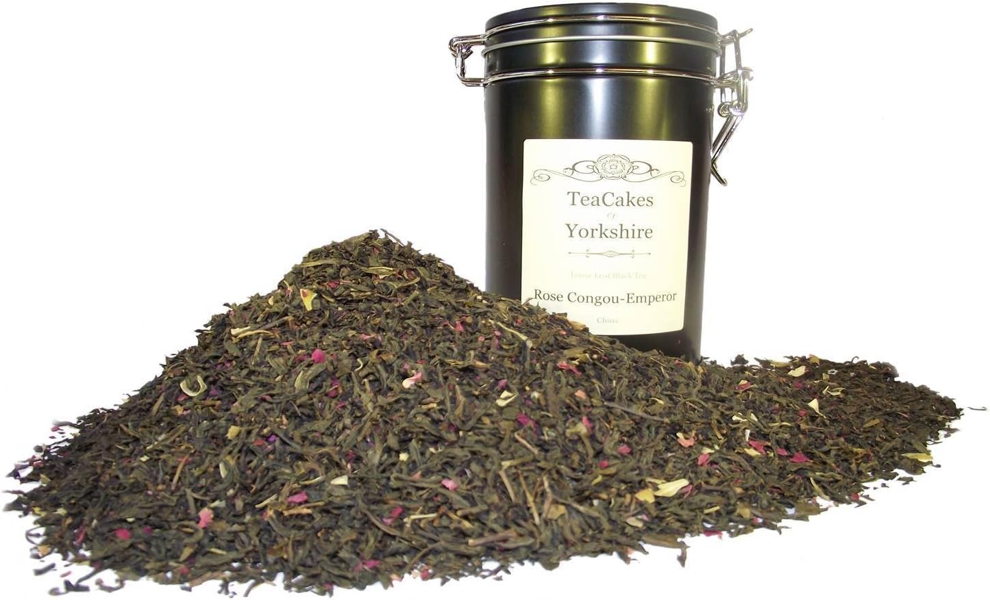 Rose Tea Gift Caddy Congou Emperor 100g Airseal Black Loose Leaf Tea by ...