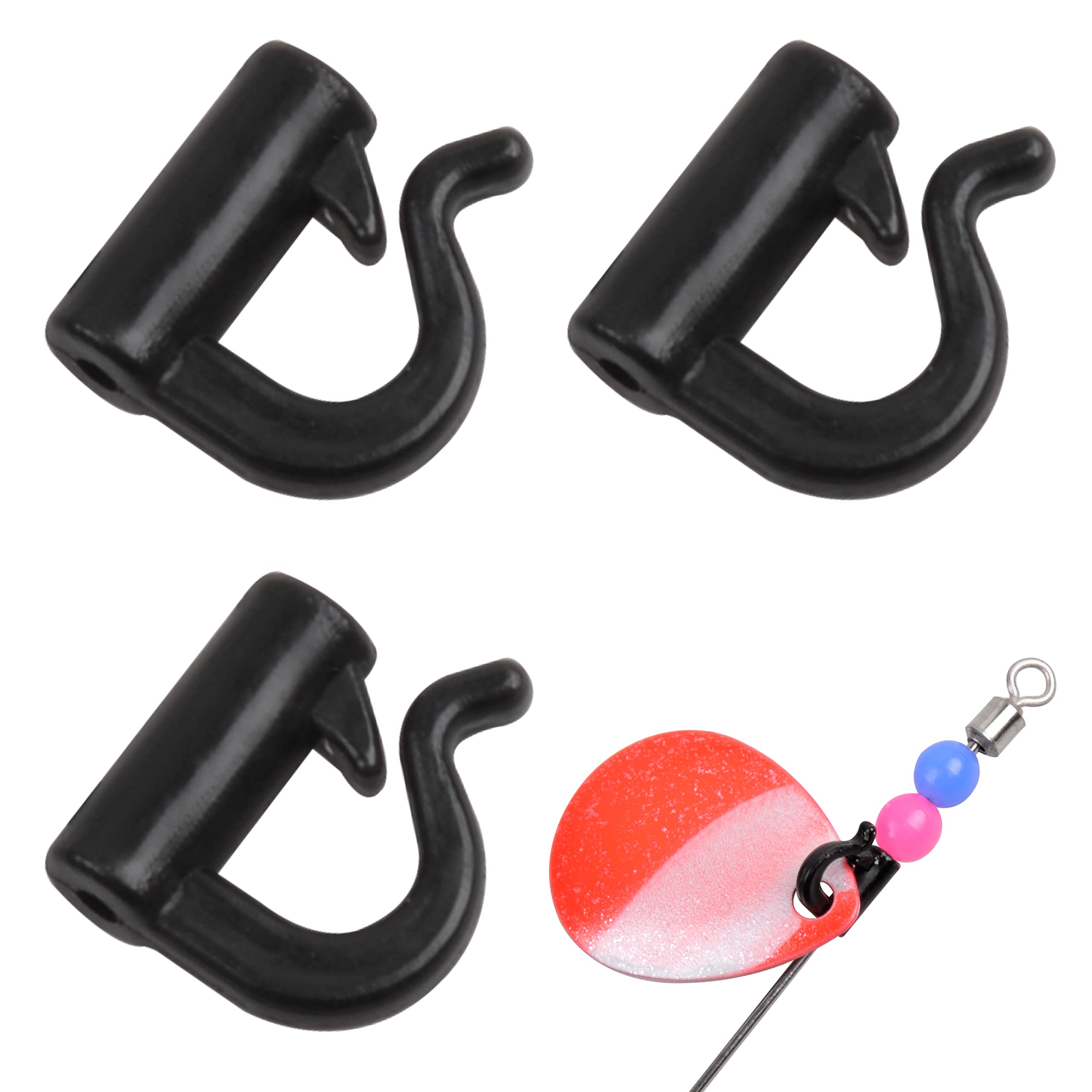 Snapklik.com : Quick Change Spinner Clevis - 100pcs Fishing Plastic ...