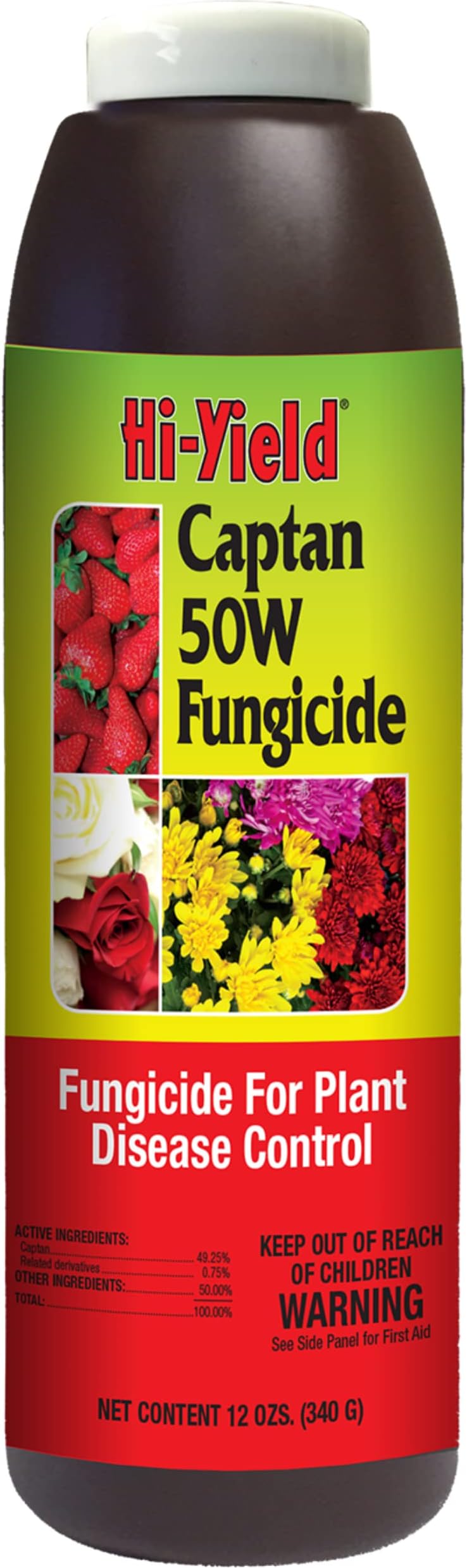 Amazon.com : Hi-Yield (32109) Captan 50W Fungicide (12 oz ...