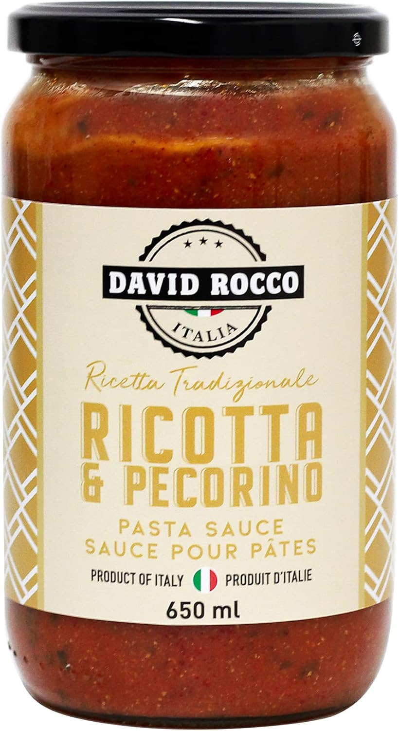David Rocco Ricotta and Pecorino Pasta Sauce 650 ml : Amazon.ca ...